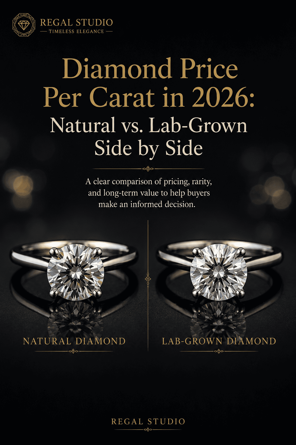 Diamond Price Per Carat in 2026: Natural vs Lab grown